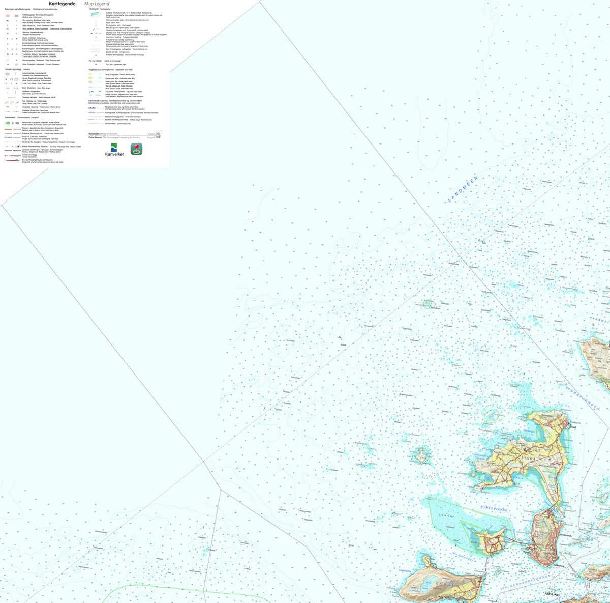 Municipality of Giske Map by The Norwegian Mapping Authority | Avenza Maps