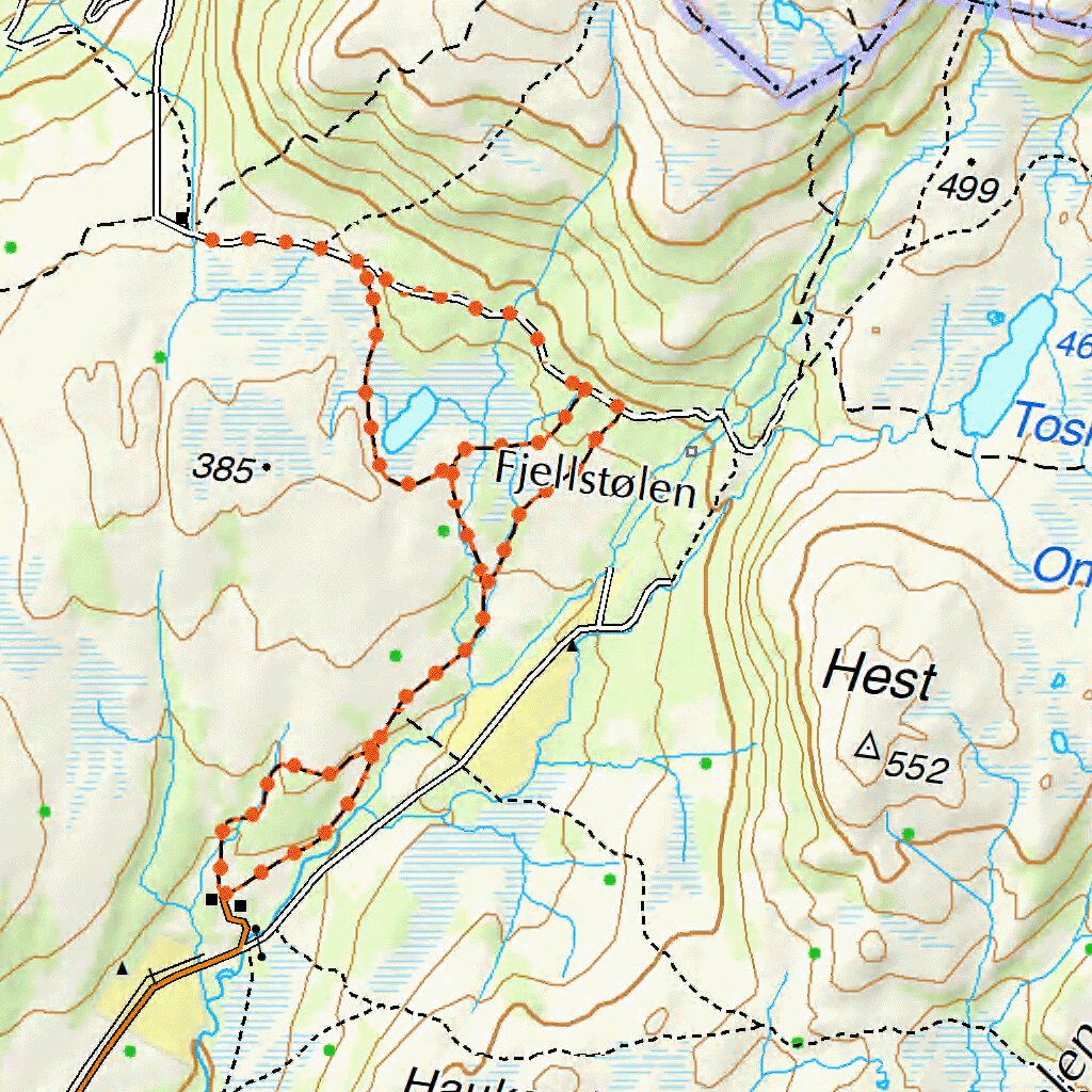 Municipality of Vindafjord Map by The Norwegian Mapping Authority ...