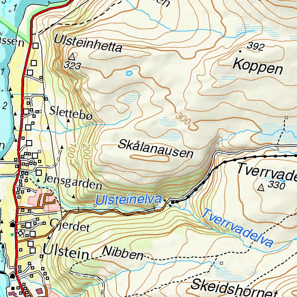 Municipality of Ulstein Map by The Norwegian Mapping Authority | Avenza ...