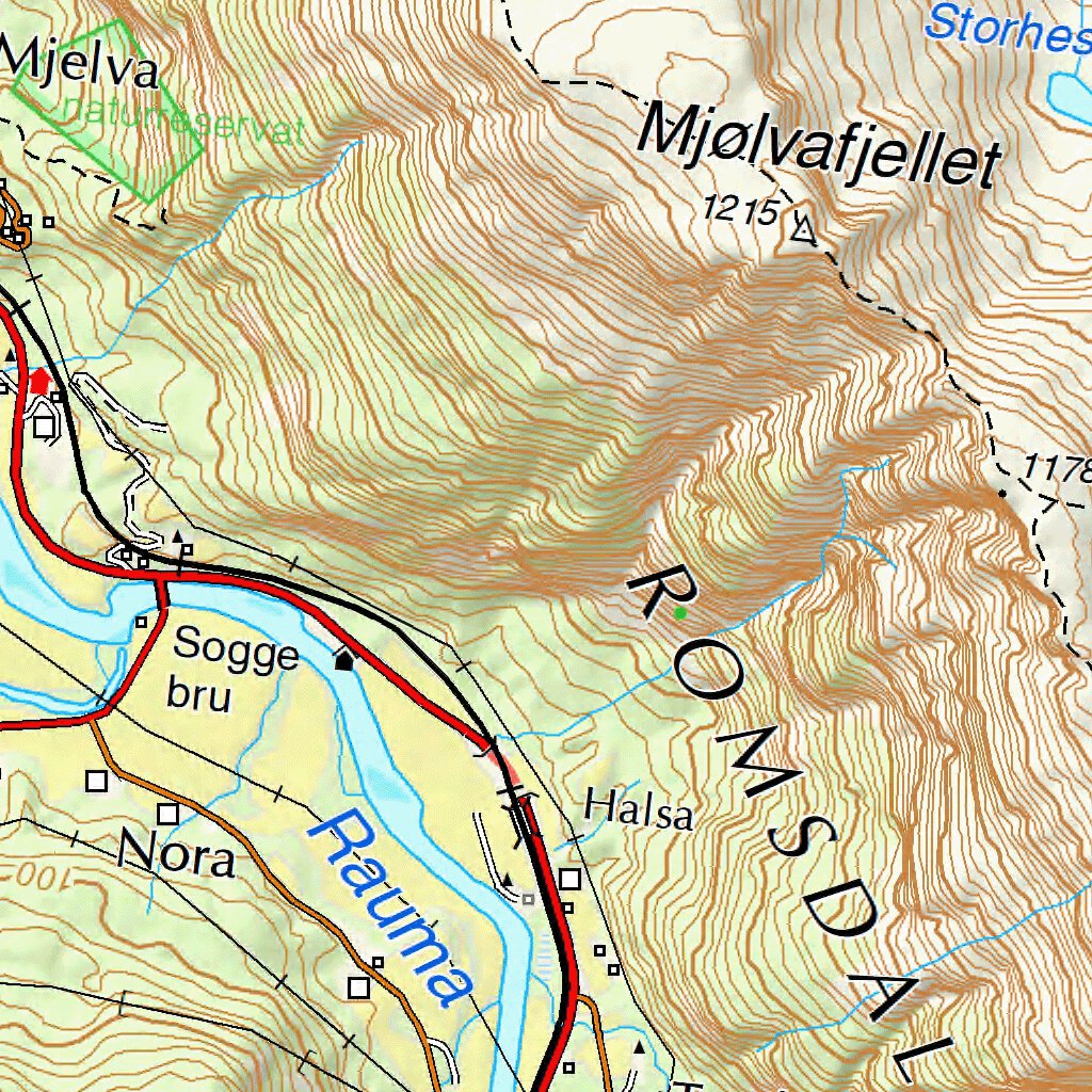Municipality of Rauma Map by The Norwegian Mapping Authority | Avenza Maps