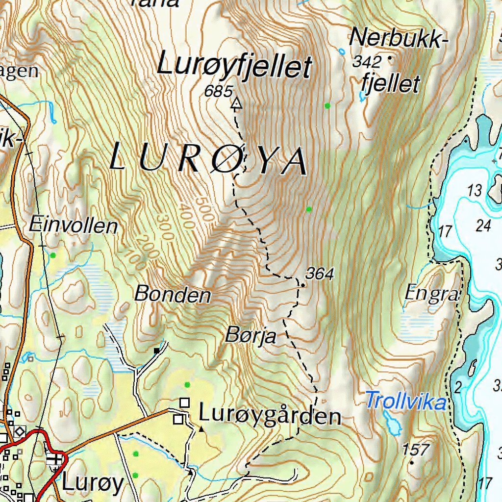 Municipality of Lurøy Map by The Norwegian Mapping Authority | Avenza Maps