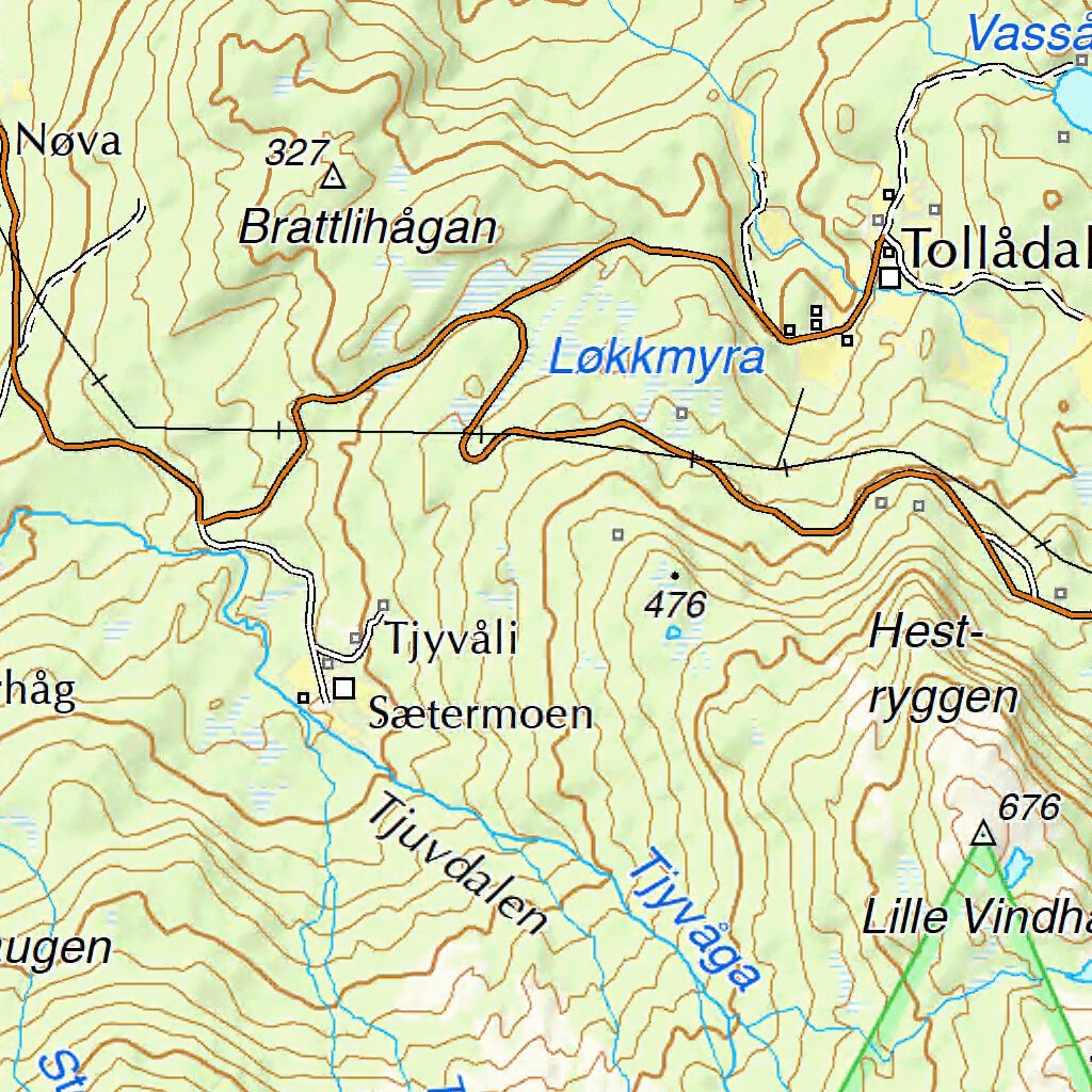 Municipality of Beiarn Map by The Norwegian Mapping Authority | Avenza Maps