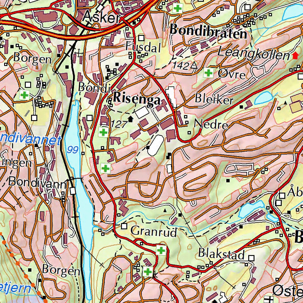 Municipality of Asker Map by The Norwegian Mapping Authority | Avenza Maps