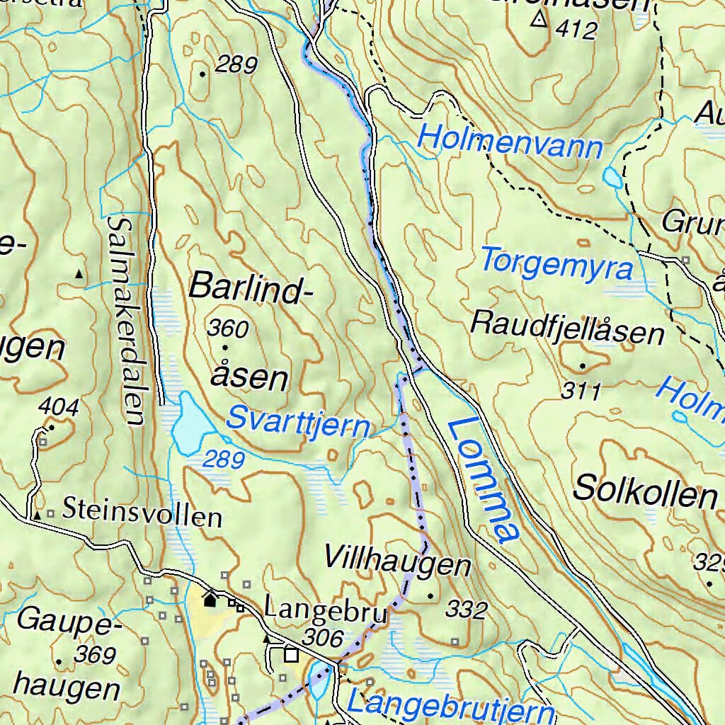 Municipality of Hole Map by The Norwegian Mapping Authority | Avenza Maps
