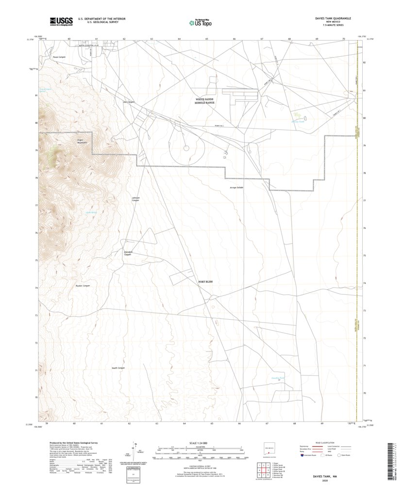 Davies Tank, NM (2020, 24000-Scale) Map by United States Geological ...