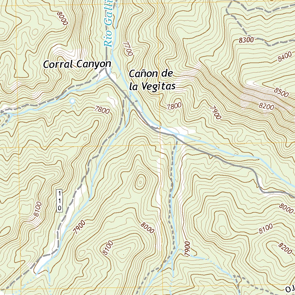 Gallina, NM (2020, 24000-Scale) Map by United States Geological Survey ...