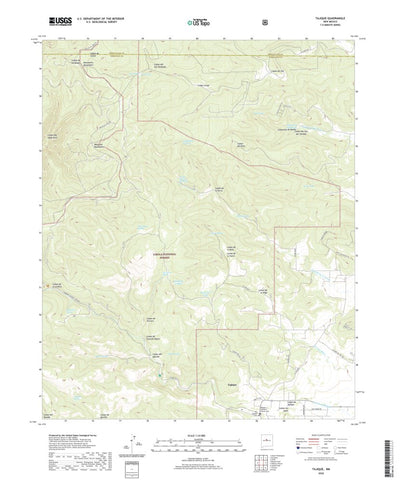 Tajique, NM (2020, 24000-Scale) Map by United States Geological Survey ...