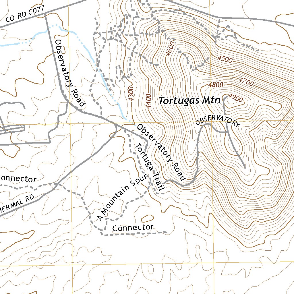 Tortugas Mountain, NM (2020, 24000-Scale) Map by United States ...