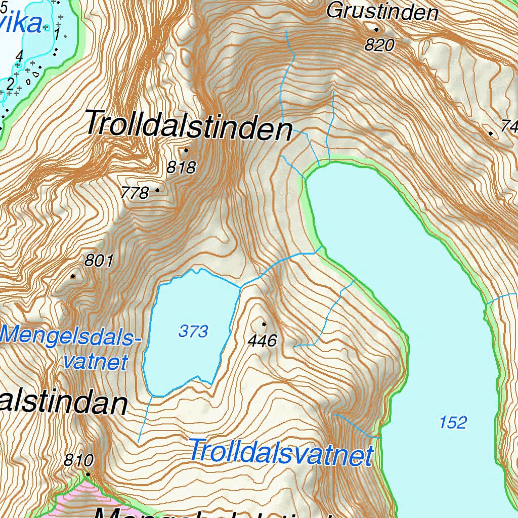Municipality of Moskenes Map by The Norwegian Mapping Authority ...
