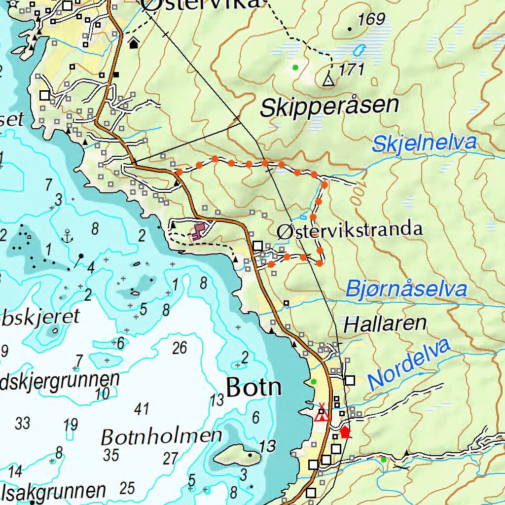 Municipality of Evenes Map by The Norwegian Mapping Authority | Avenza Maps