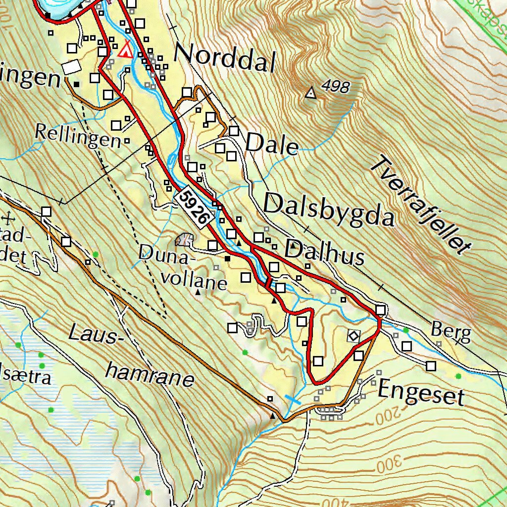 Municipality of Fjord Map by The Norwegian Mapping Authority | Avenza Maps