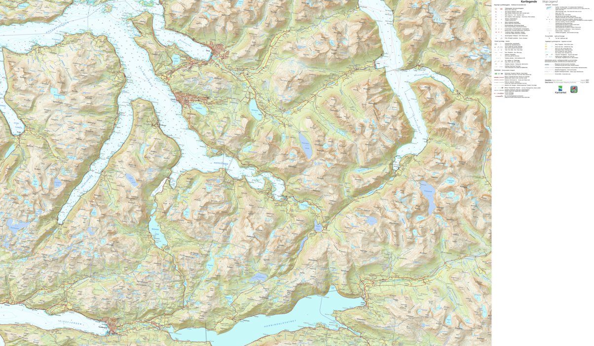 Municipality of Volda Map by The Norwegian Mapping Authority | Avenza Maps