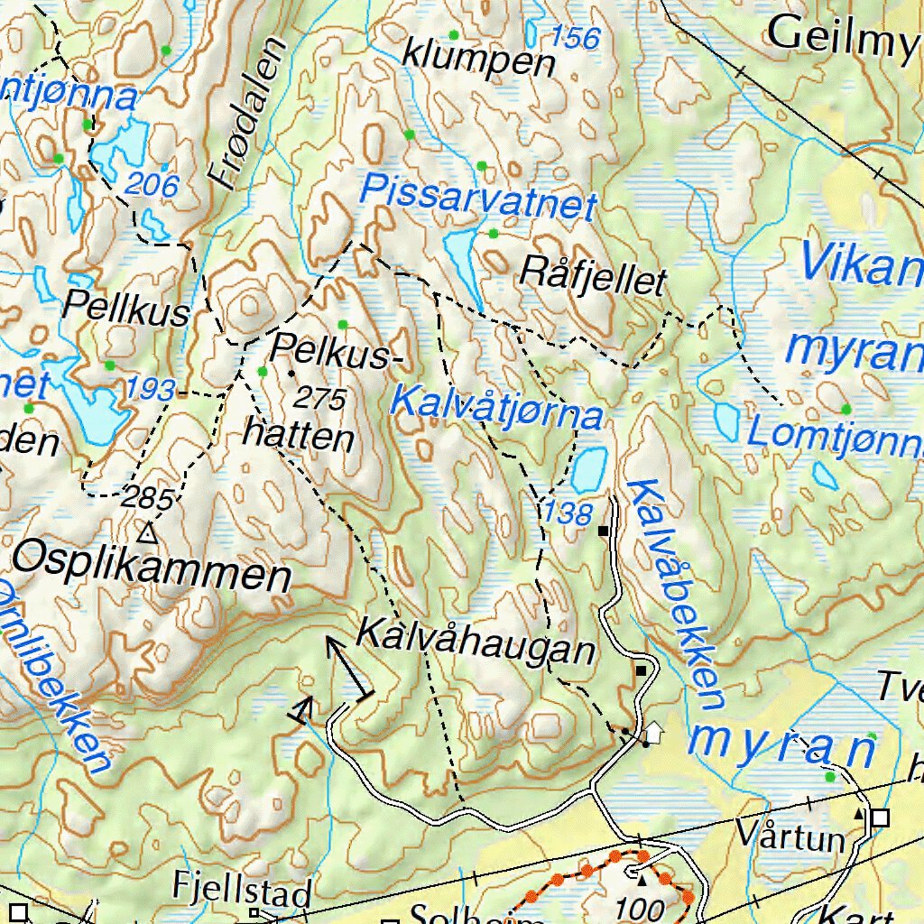 Municipality of Ørland Map by The Norwegian Mapping Authority | Avenza Maps