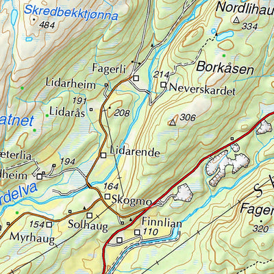 Municipality of Indre Fosen Map by The Norwegian Mapping Authority | Avenza Maps