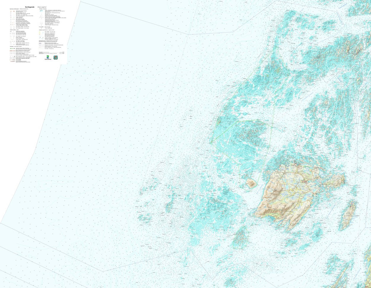 Municipality of Vega Map by The Norwegian Mapping Authority | Avenza Maps