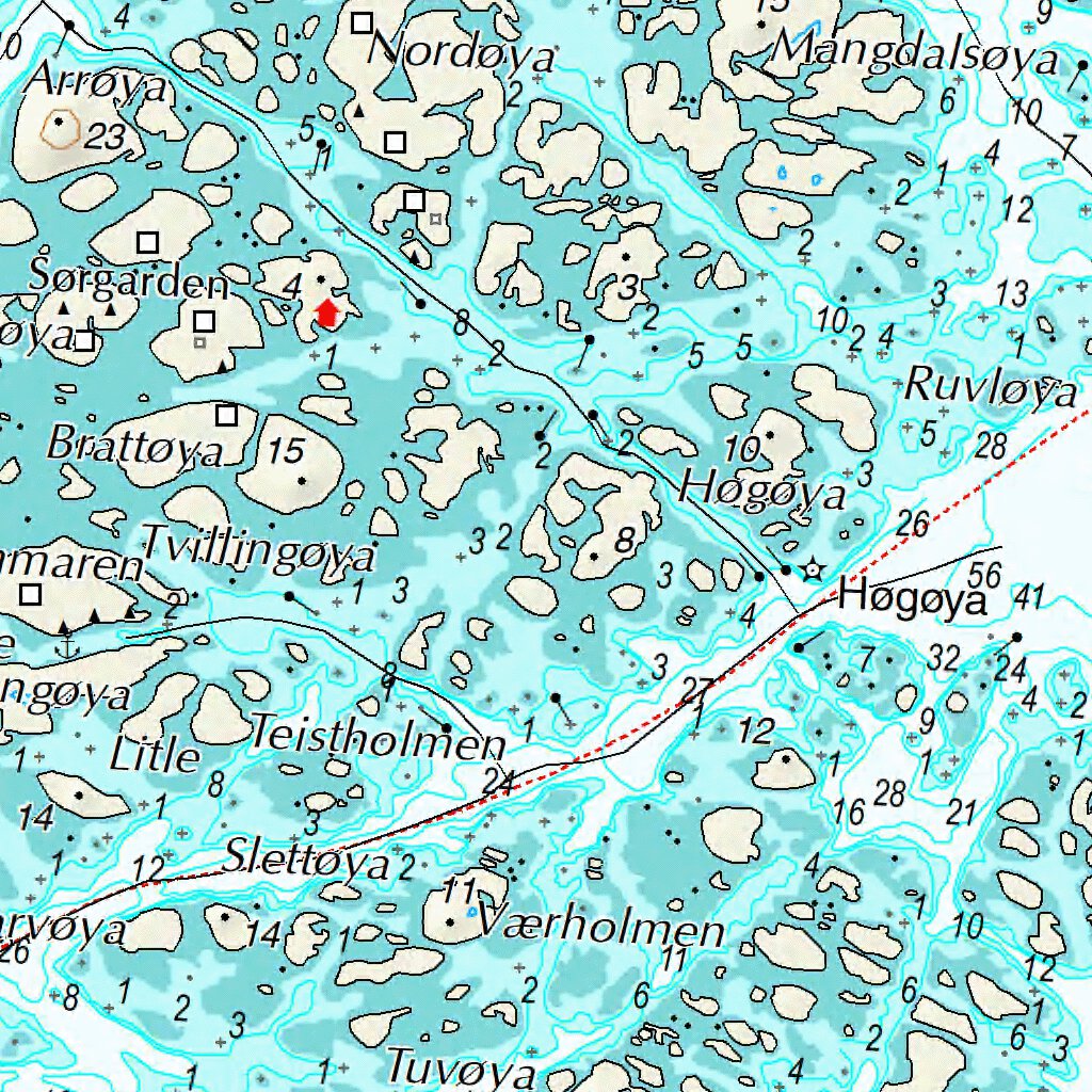 Municipality of Vega Map by The Norwegian Mapping Authority | Avenza Maps