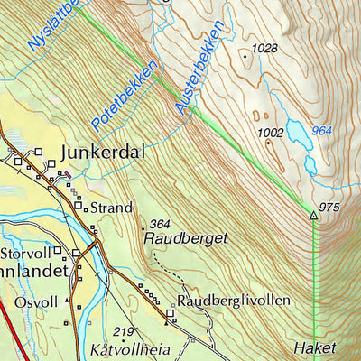Municipality of Saltdal Map by The Norwegian Mapping Authority | Avenza ...