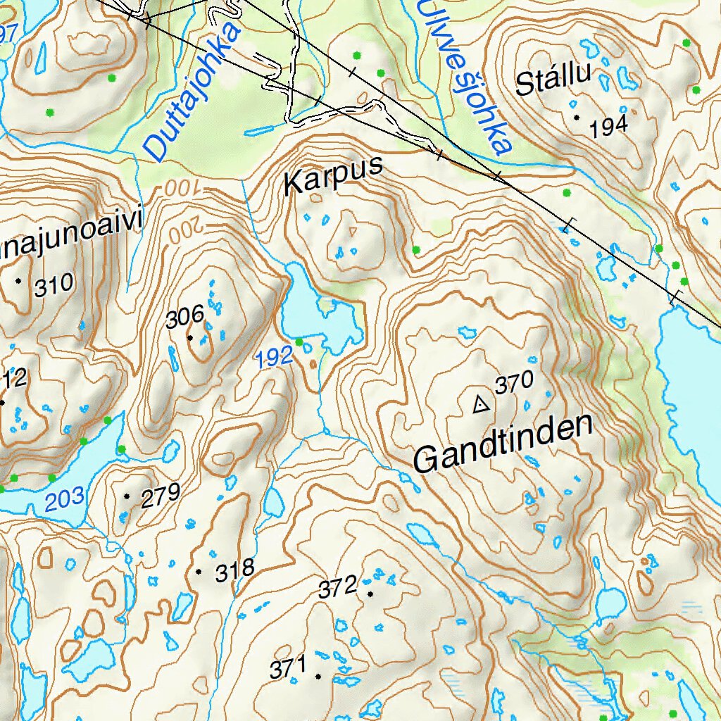Municipality of Nesseby Map by The Norwegian Mapping Authority | Avenza ...