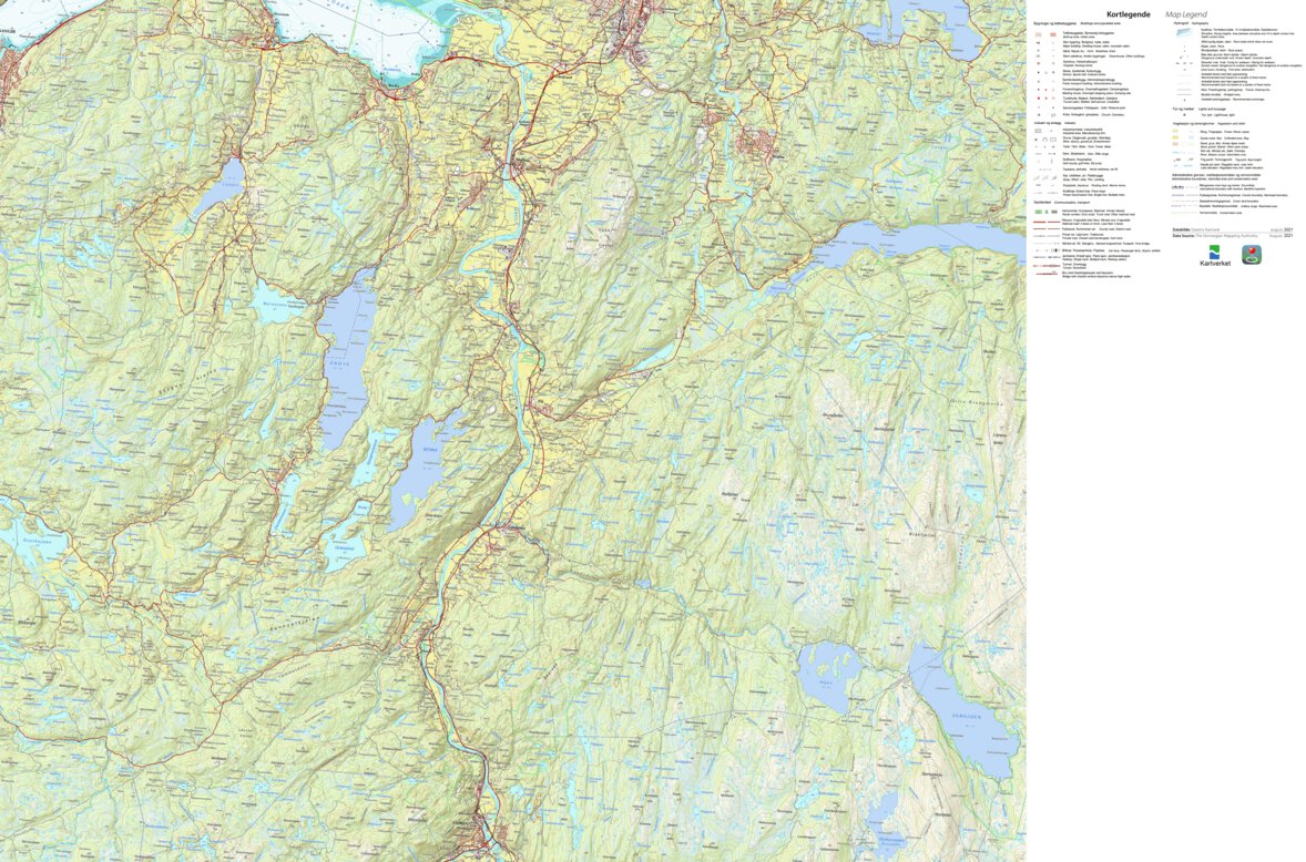 Municipality of Melhus Map by The Norwegian Mapping Authority | Avenza Maps