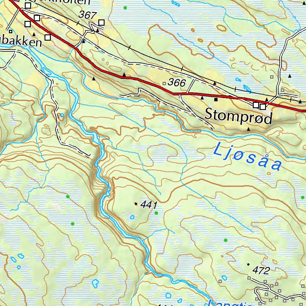 Municipality of Rindal Map by The Norwegian Mapping Authority | Avenza Maps