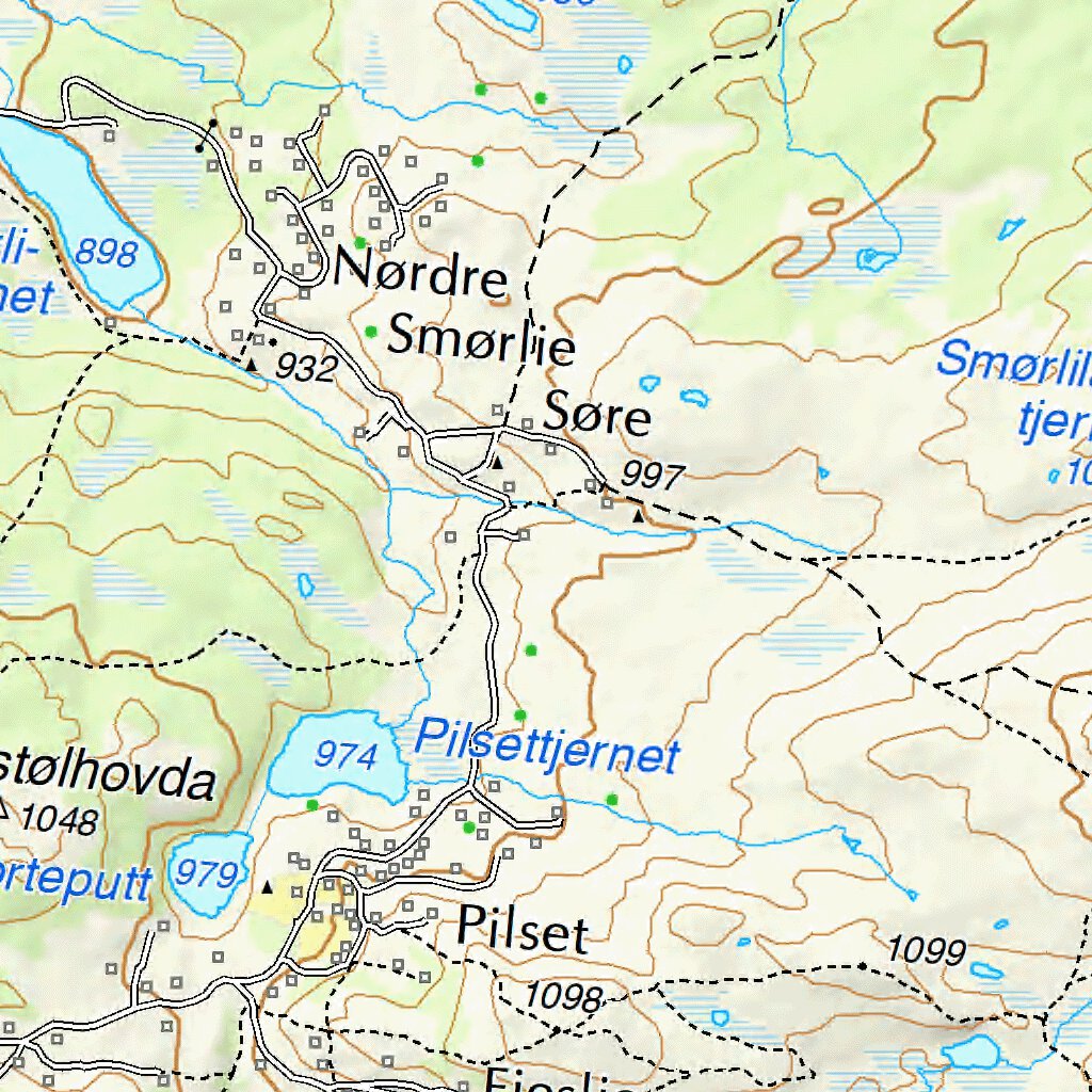 Municipality of Nord-Aurdal Map by The Norwegian Mapping Authority ...