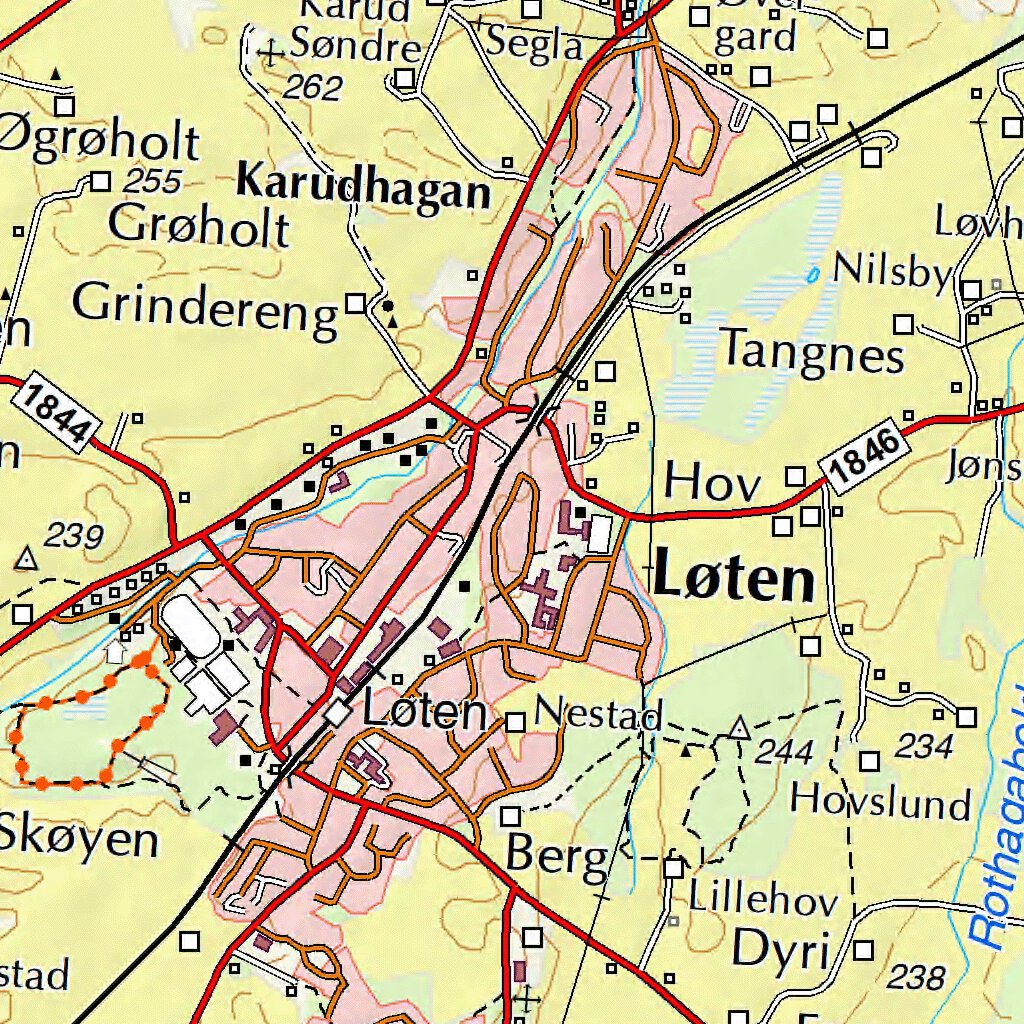 Municipality of Løten Map by The Norwegian Mapping Authority | Avenza Maps