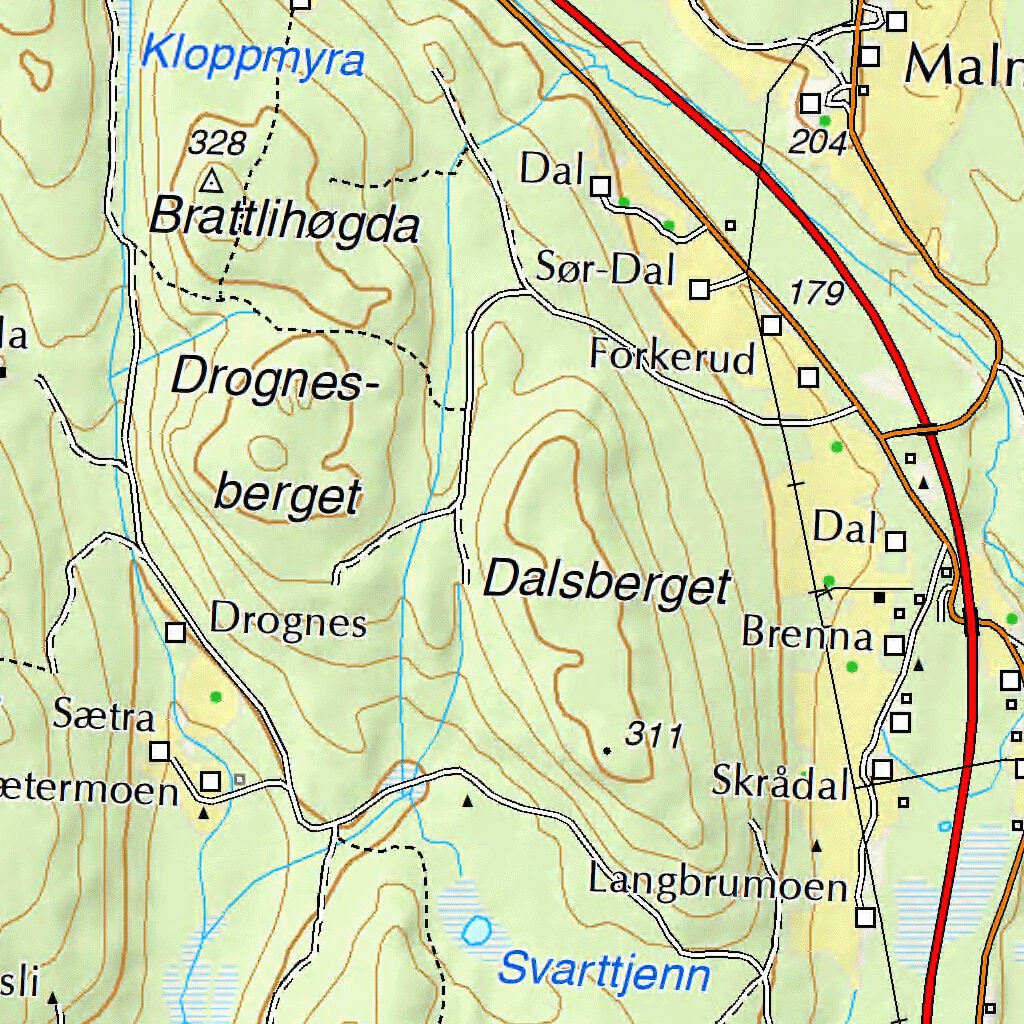 Municipality of Eidskog Map by The Norwegian Mapping Authority | Avenza ...