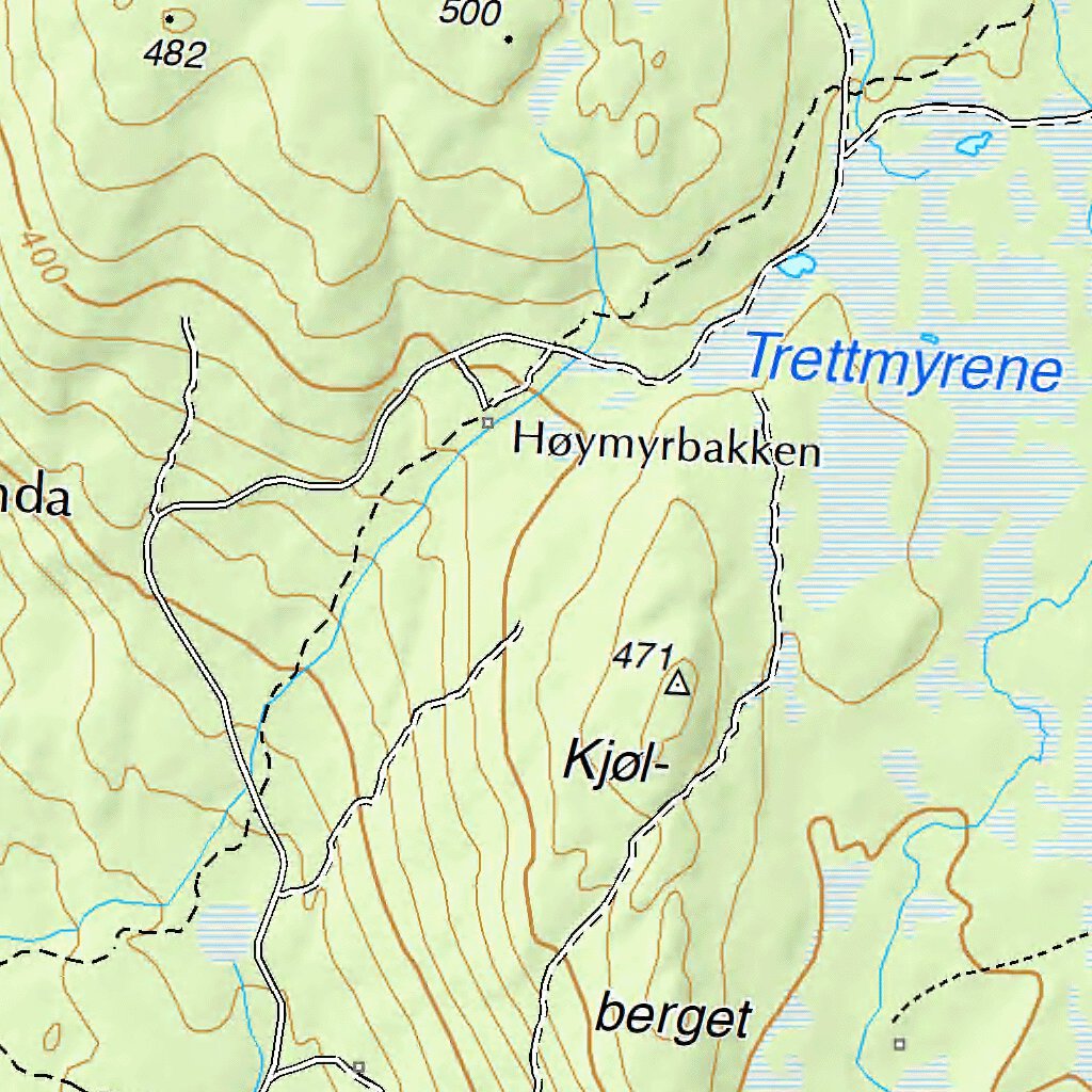 Municipality of Nord-Odal Map by The Norwegian Mapping Authority ...