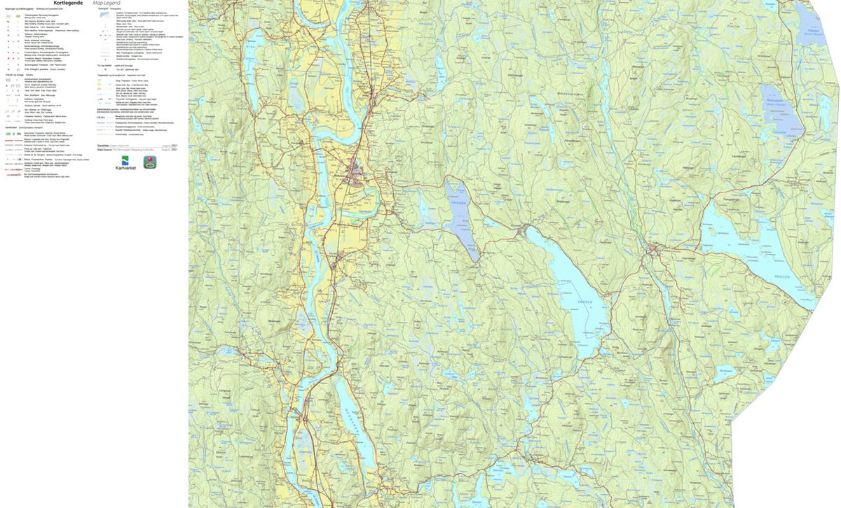 Municipality of Grue Map by The Norwegian Mapping Authority | Avenza Maps