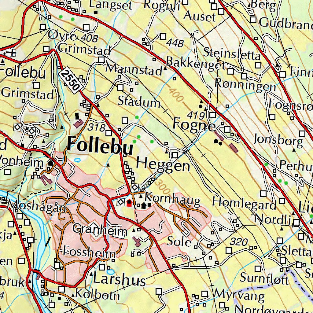 Municipality of Gausdal Map by The Norwegian Mapping Authority | Avenza ...