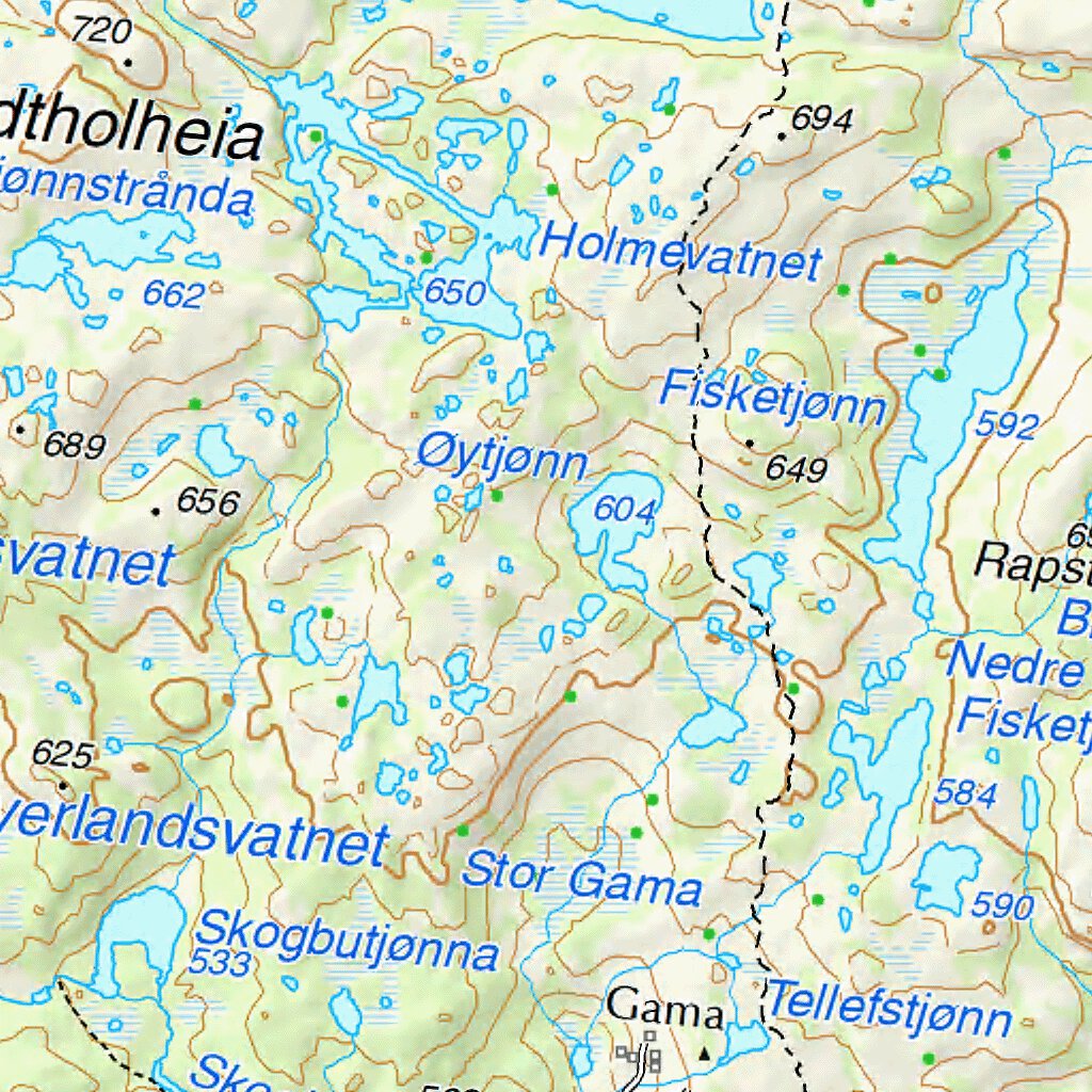 Municipality of Nissedal Map by The Norwegian Mapping Authority ...