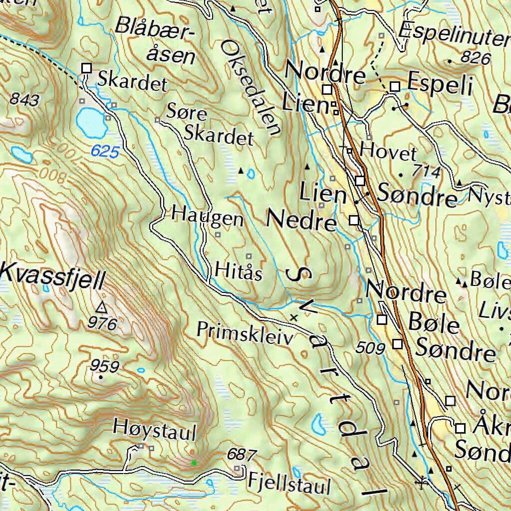 Municipality of Seljord Map by The Norwegian Mapping Authority | Avenza ...