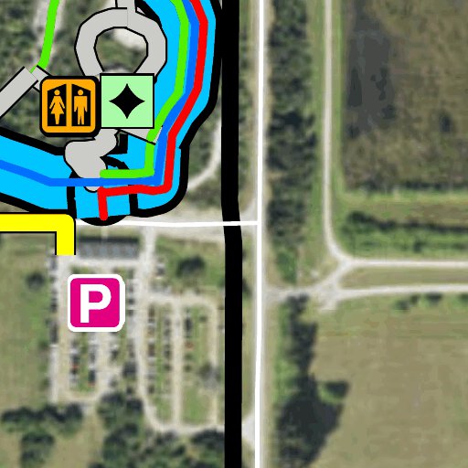 Manatee Viewing Center Hiking Spree Map by Florida Fish and Wildlife ...