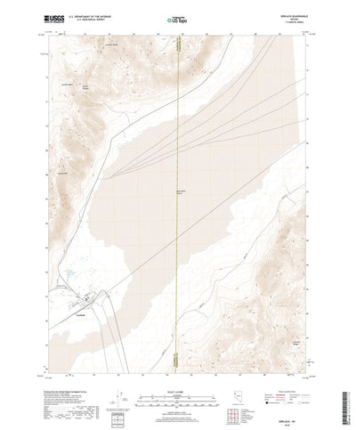 Gerlach, NV (2018, 24000-Scale) Map by United States Geological Survey ...