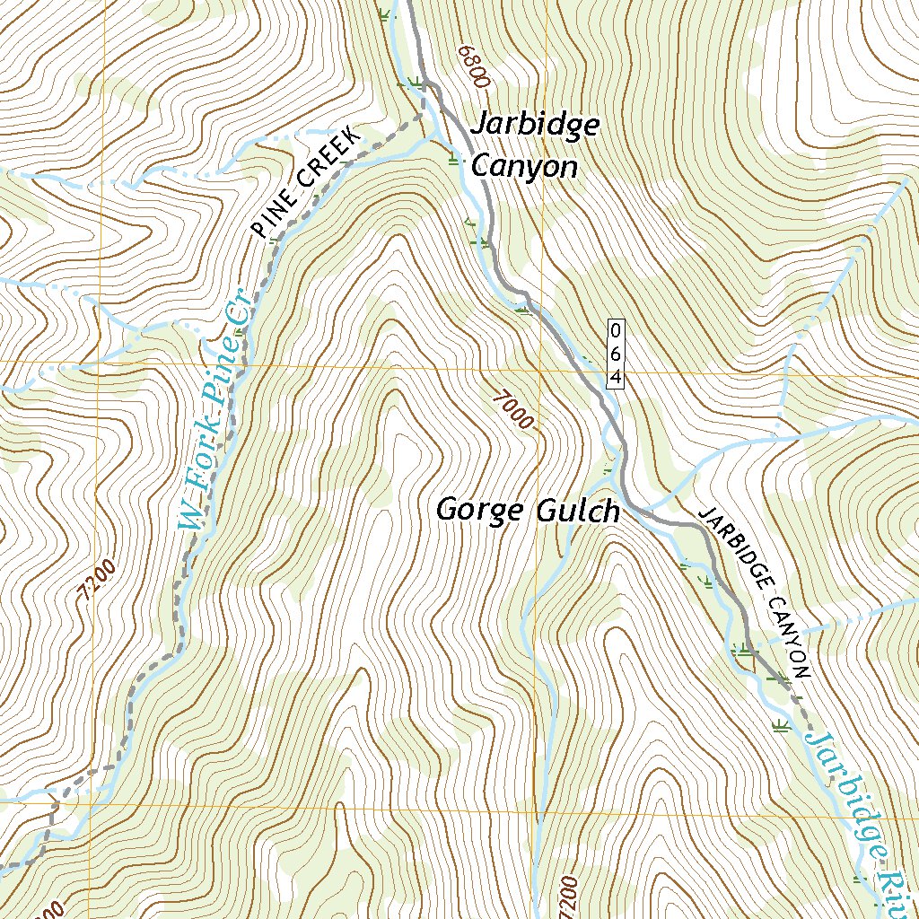 Jarbidge South, NV (2018, 24000-Scale) Map by United States Geological ...