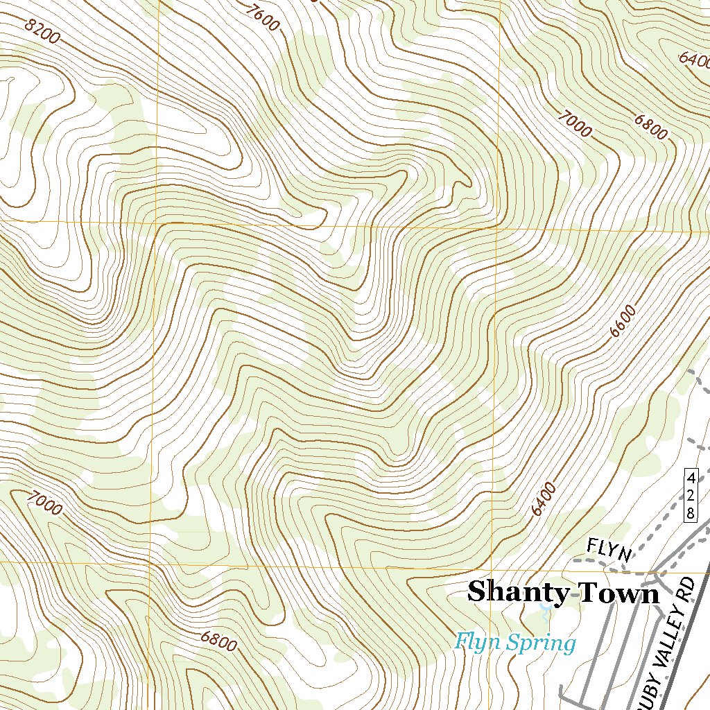 Pearl Peak, NV (2018, 24000-Scale) Map by United States Geological ...