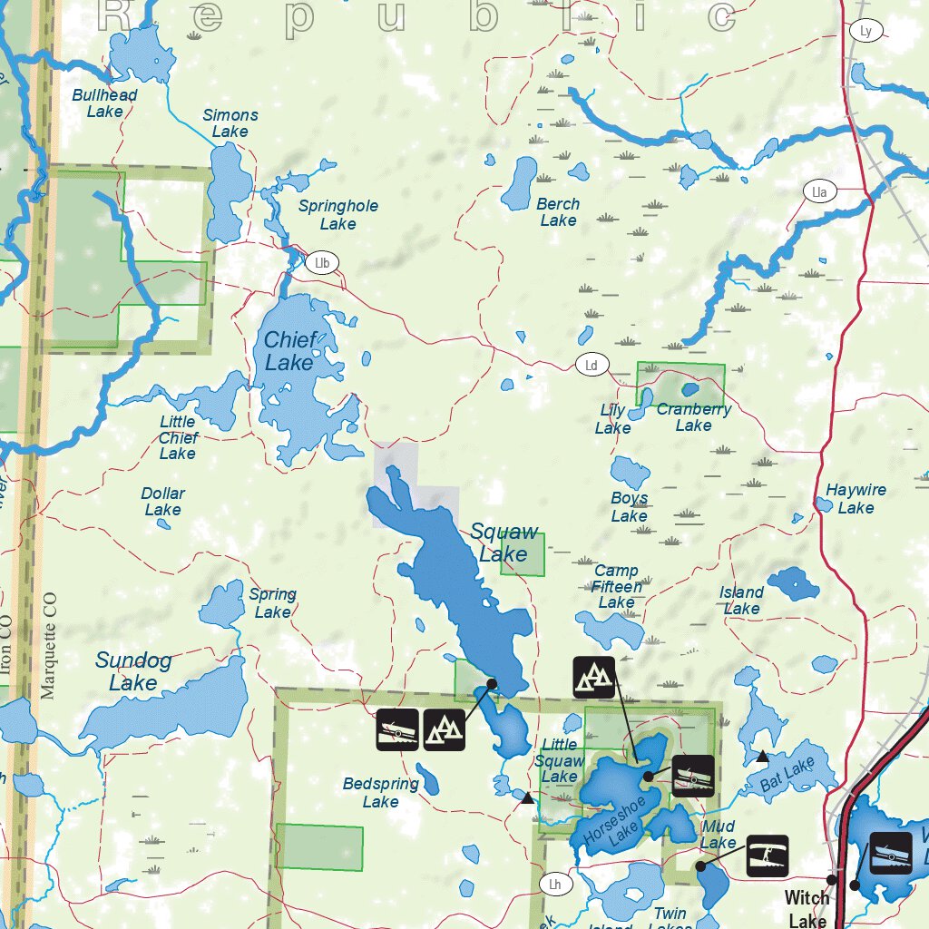 Northern MI All-Outdoors Atlas & Field Guide pg. 096-097 Map by ...