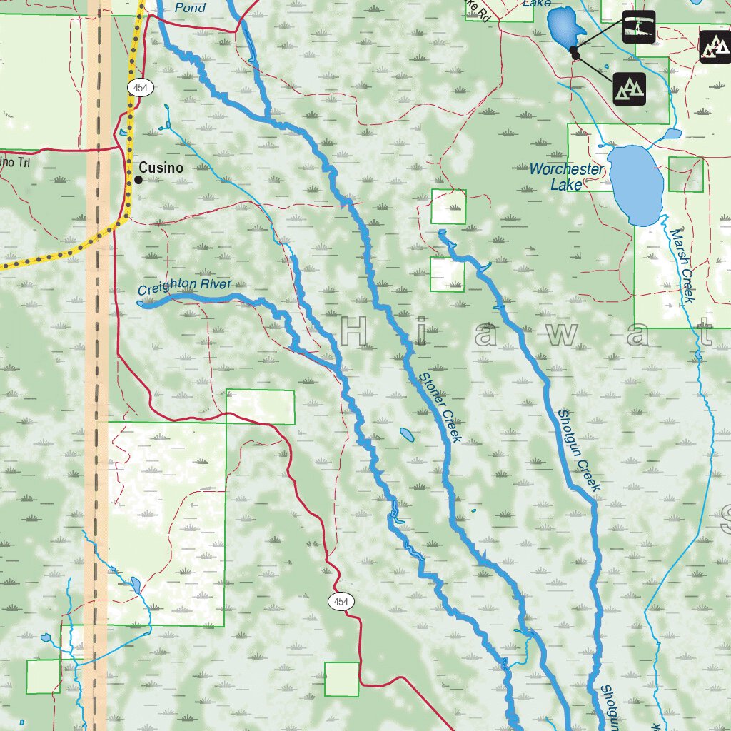 Northern MI All-Outdoors Atlas & Field Guide pg. 102-103 Map by ...