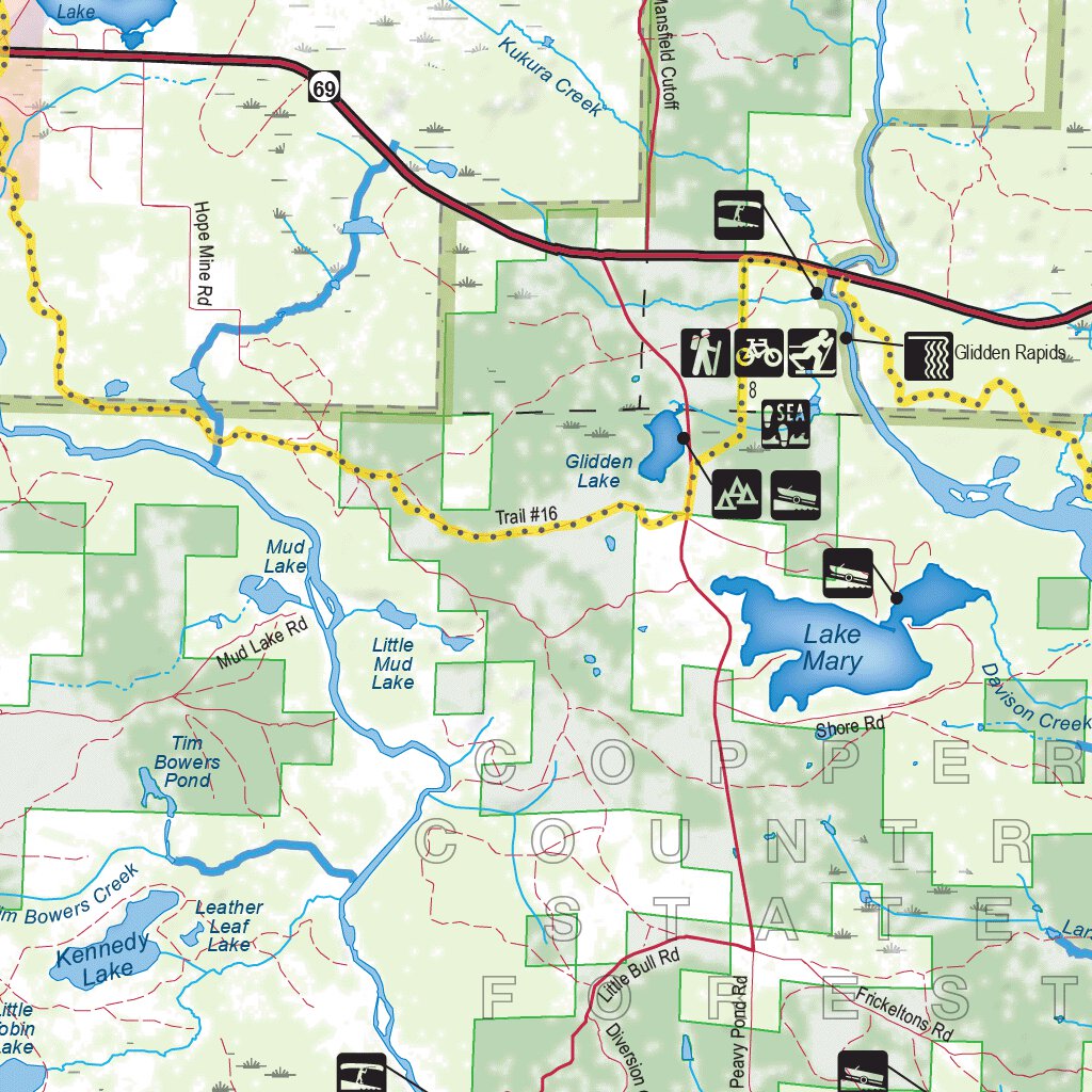 Northern MI All-Outdoors Atlas & Field Guide pg. 112-113 Map by ...