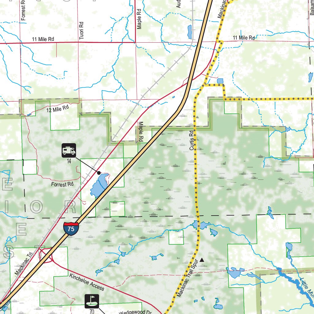 Northern MI All-Outdoors Atlas & Field Guide pg. 108-109 Map by ...