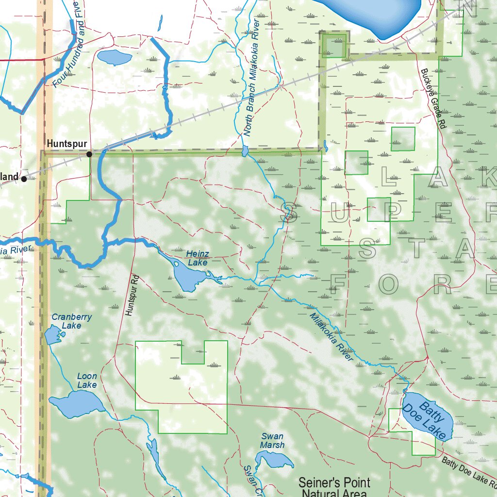 Northern MI All-Outdoors Atlas & Field Guide pg. 120-121 Map by ...