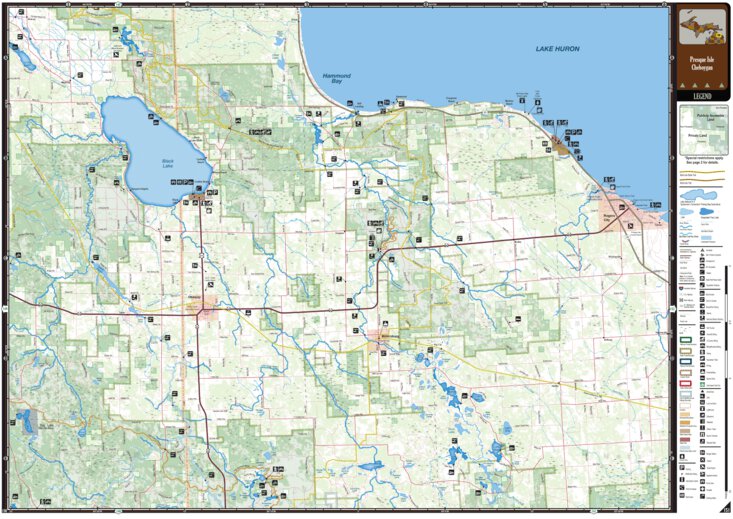 Northern MI All-Outdoors Atlas & Field Guide pg. 150-151 Map by ...