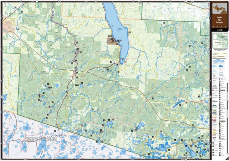 Northern MI All-Outdoors Atlas & Field Guide pg. 092-093 Map by ...