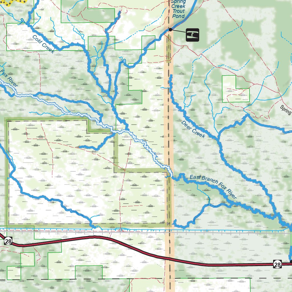 Northern MI All-Outdoors Atlas & Field Guide pg. 104-105 Map by ...