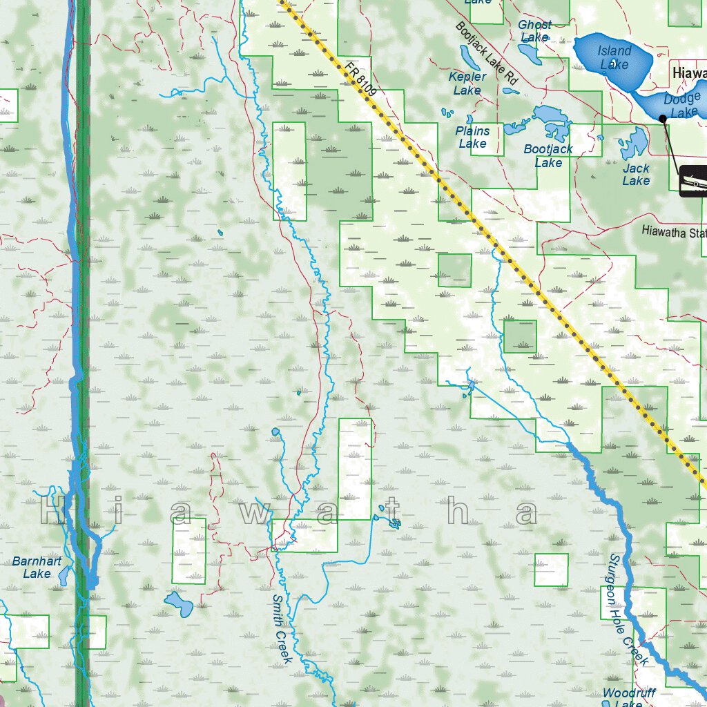 Northern MI All-Outdoors Atlas & Field Guide pg. 118-119 Map by ...