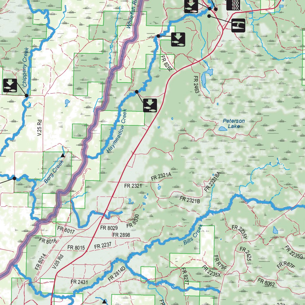 Northern MI All-Outdoors Atlas & Field Guide pg. 116-117 Map by ...
