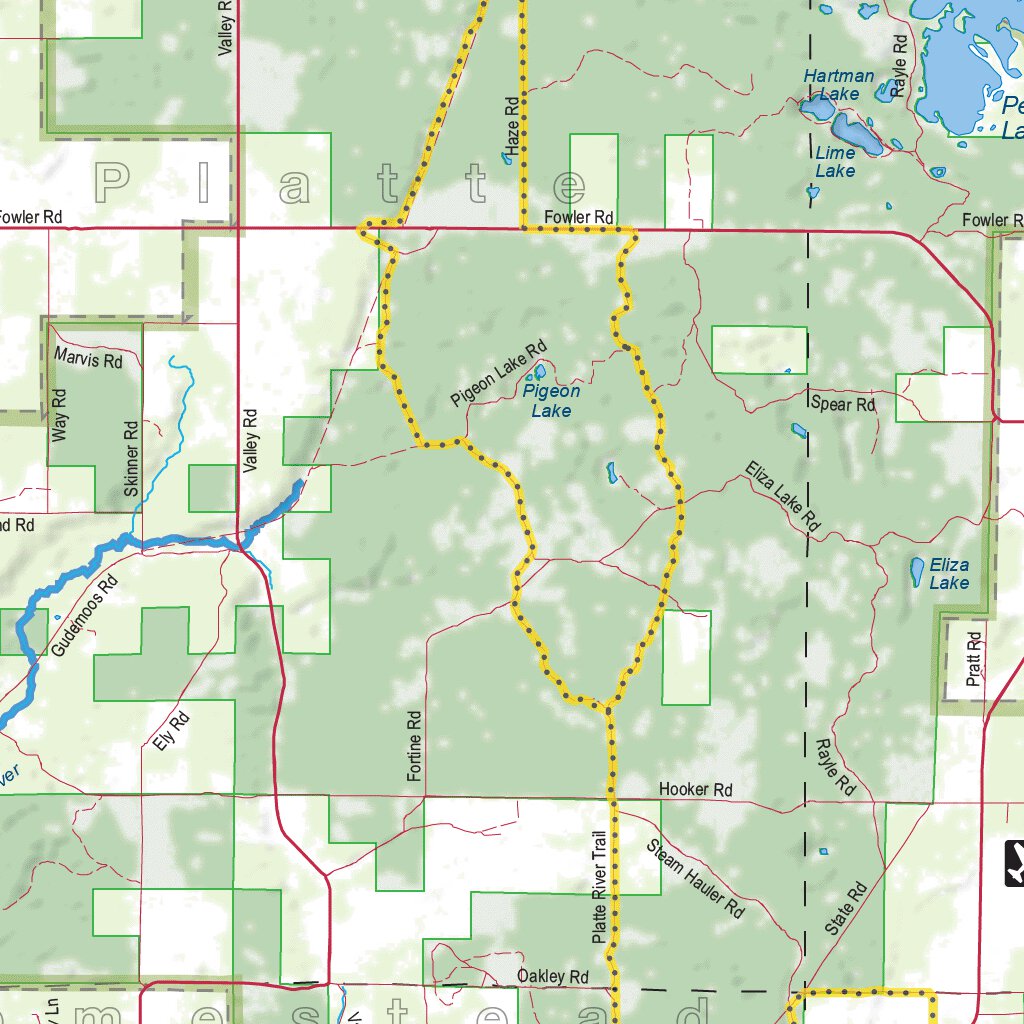 Northern MI All-Outdoors Atlas & Field Guide pg. 164-165 Map by ...