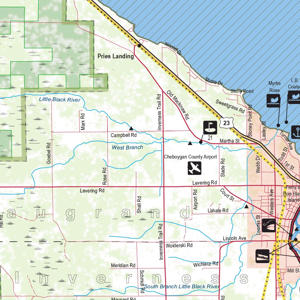 Northern MI All-Outdoors Atlas & Field Guide pg. 144-145 Map by ...