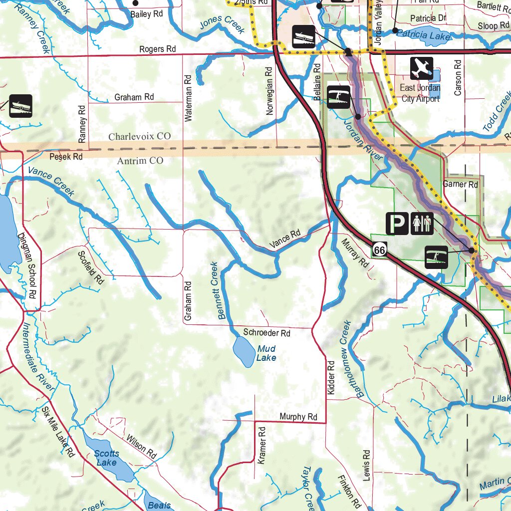 Northern MI All-Outdoors Atlas & Field Guide pg. 156-157 Map by ...