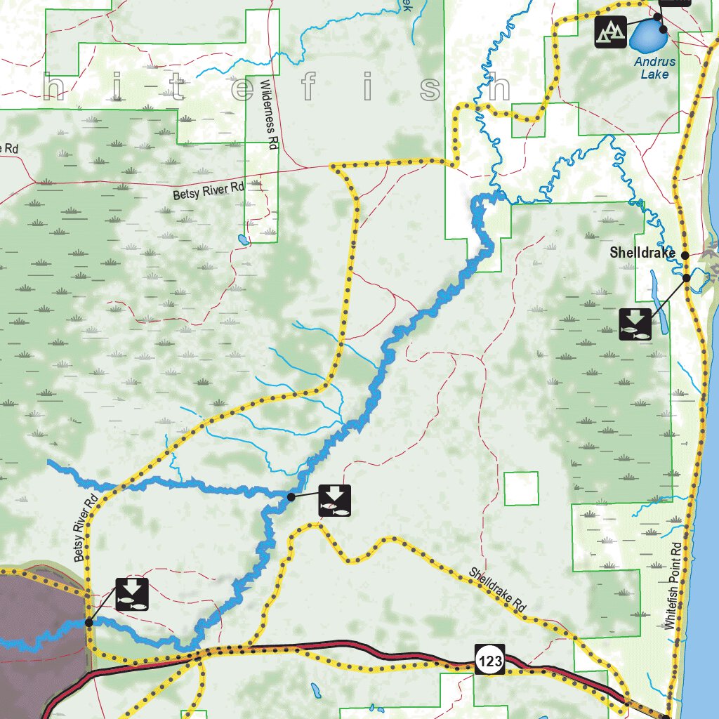Northern MI All-Outdoors Atlas & Field Guide pg. 088-089 Map by ...